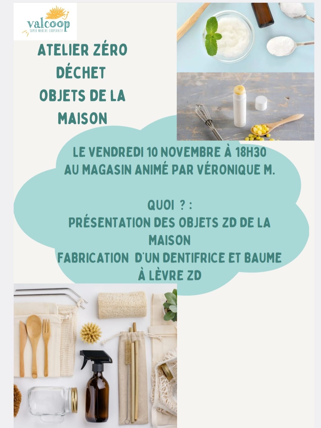 Atelier zéro dechet • Valcoop