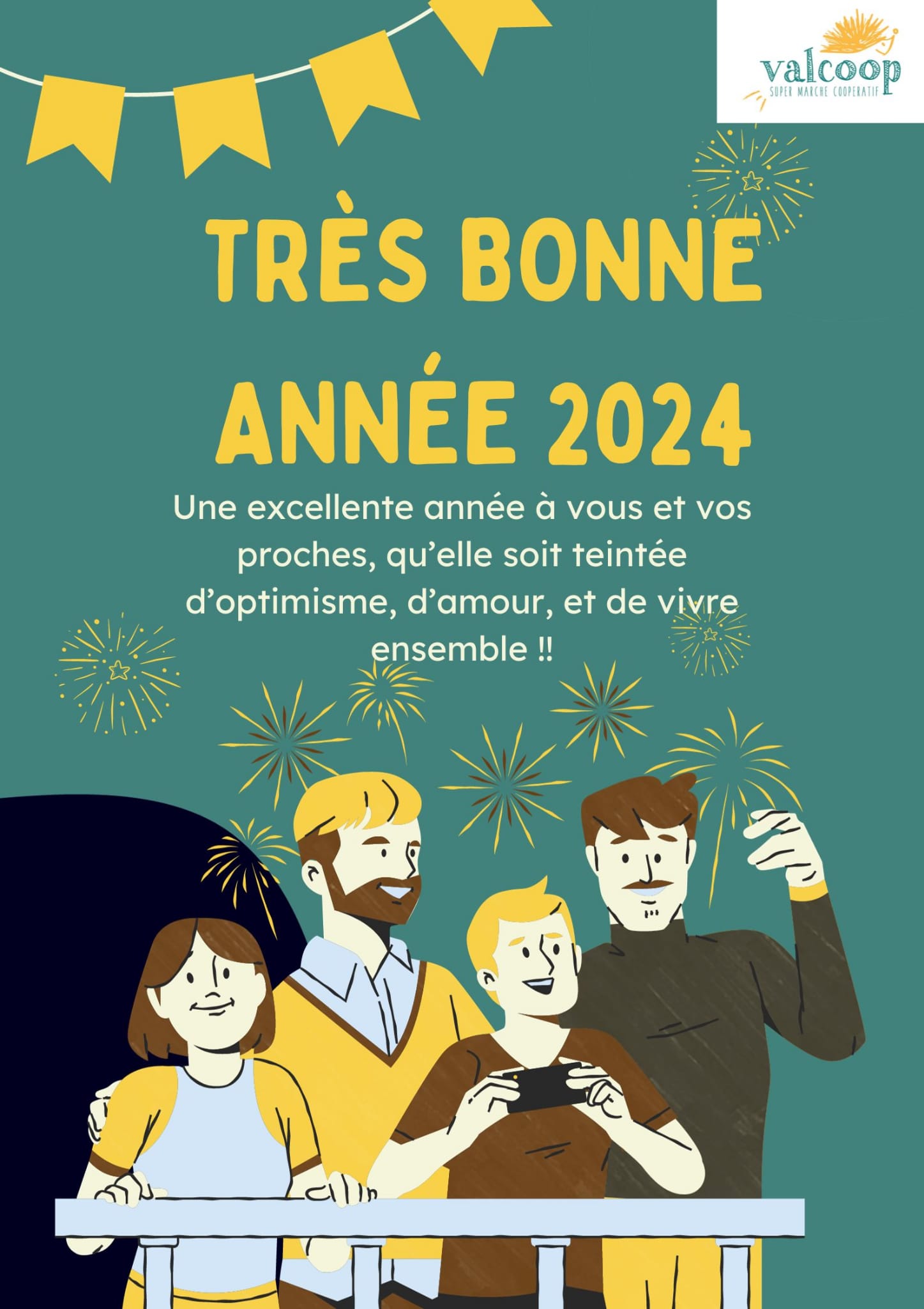BONNE ET HEUREUSE ANNEE 2024 • Valcoop